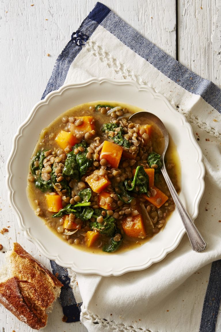 Pressure Cooker Winter Squash and Lentil Stew – Wpveganfoods